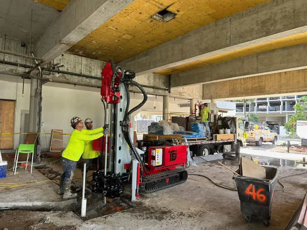 Limited Access Drill Rig Td75 Electric Micropile Rig Cll Service